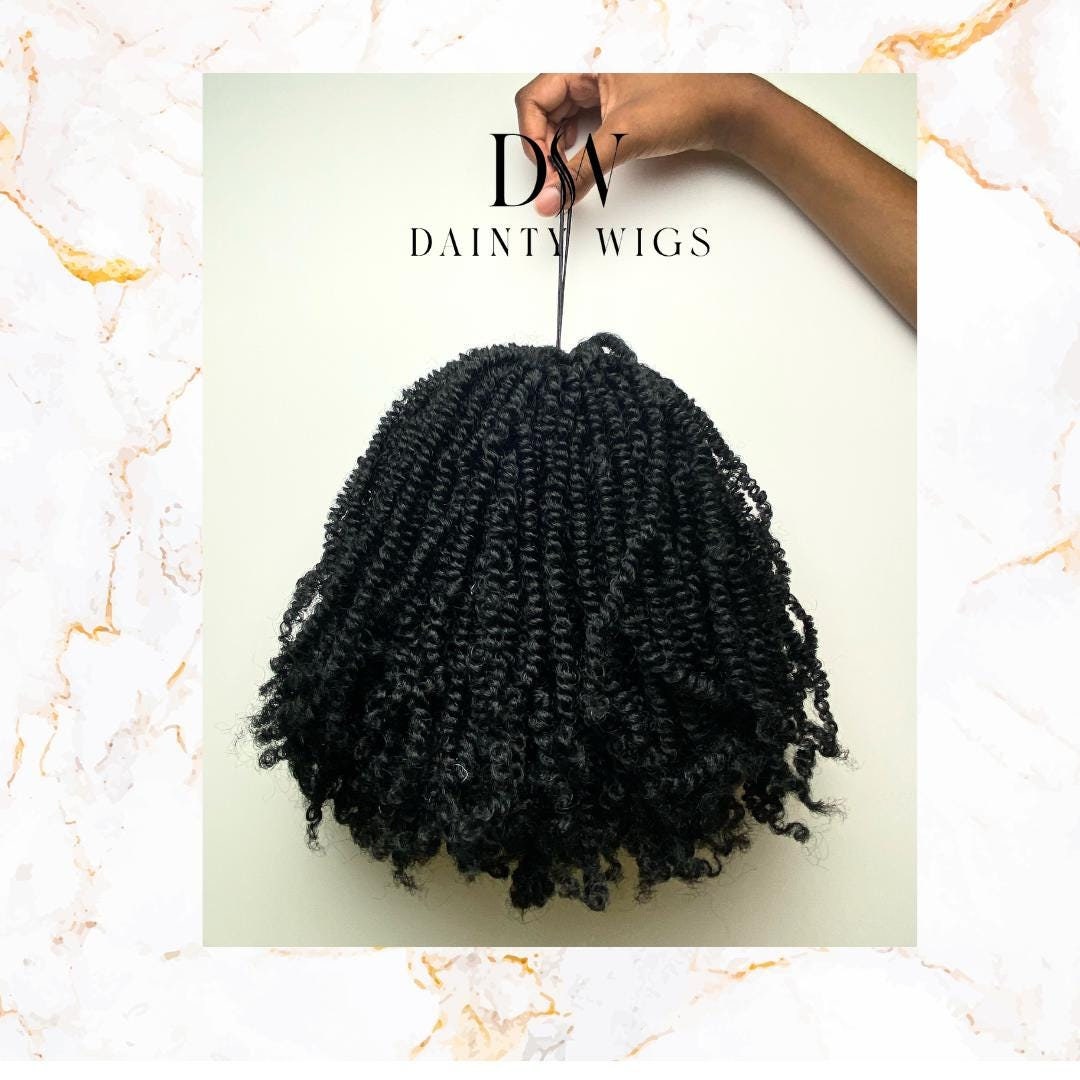 220 Strands Pre-looped Spring Twist Crochet Hair - Made With Protein ...