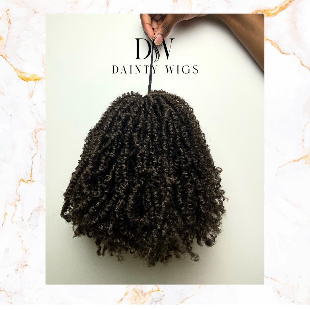 220 COILS 11 Inches Pre-looped BROWN Spring Twist Crochet - Ready to ...