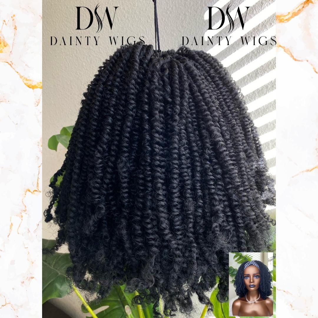 220 Strands Pre-looped Spring Twist Crochet Hair - Made With Protein ...
