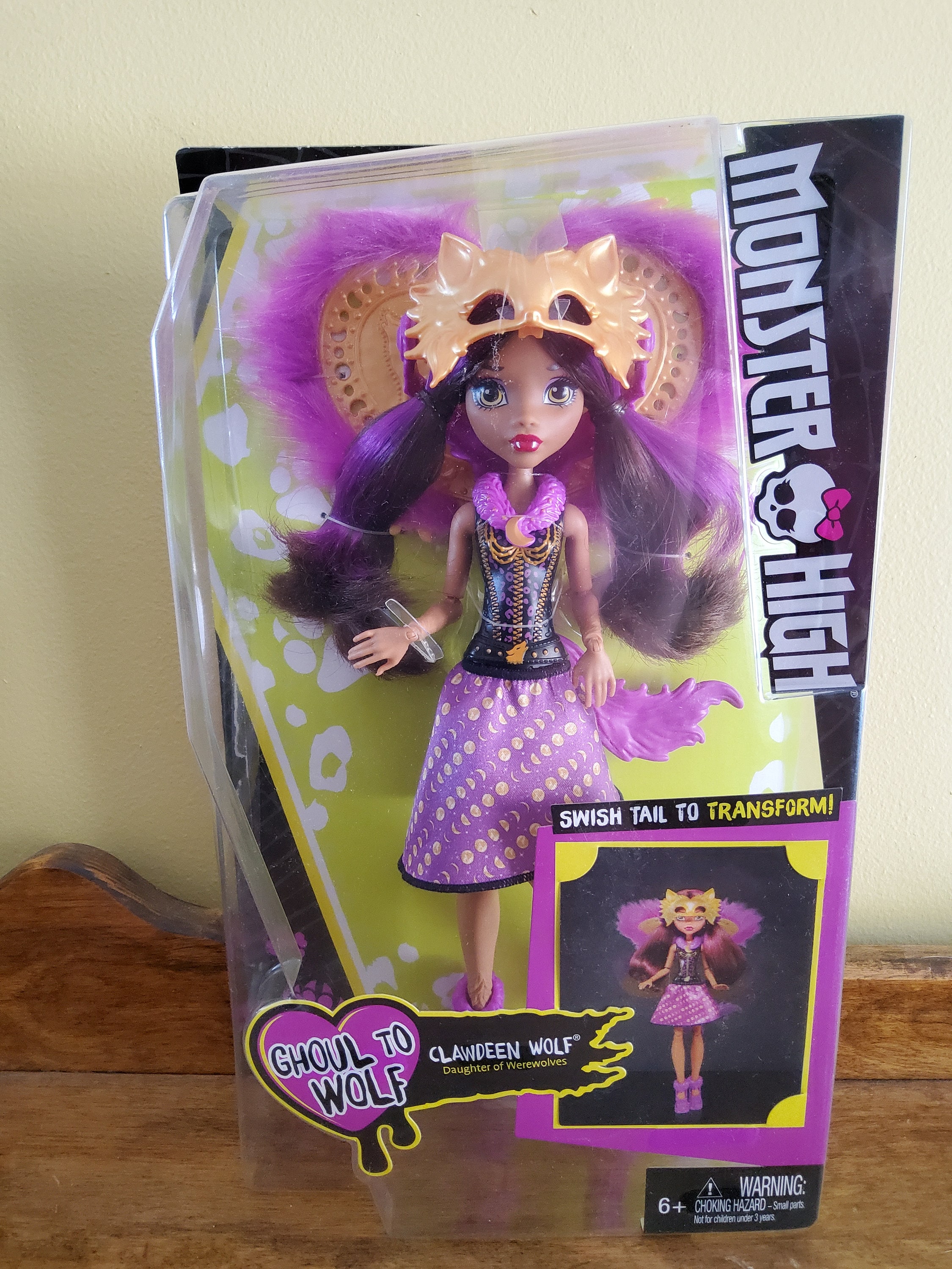Monster High Ghoul to Wolf Clawdeen Transformations Doll - Etsy