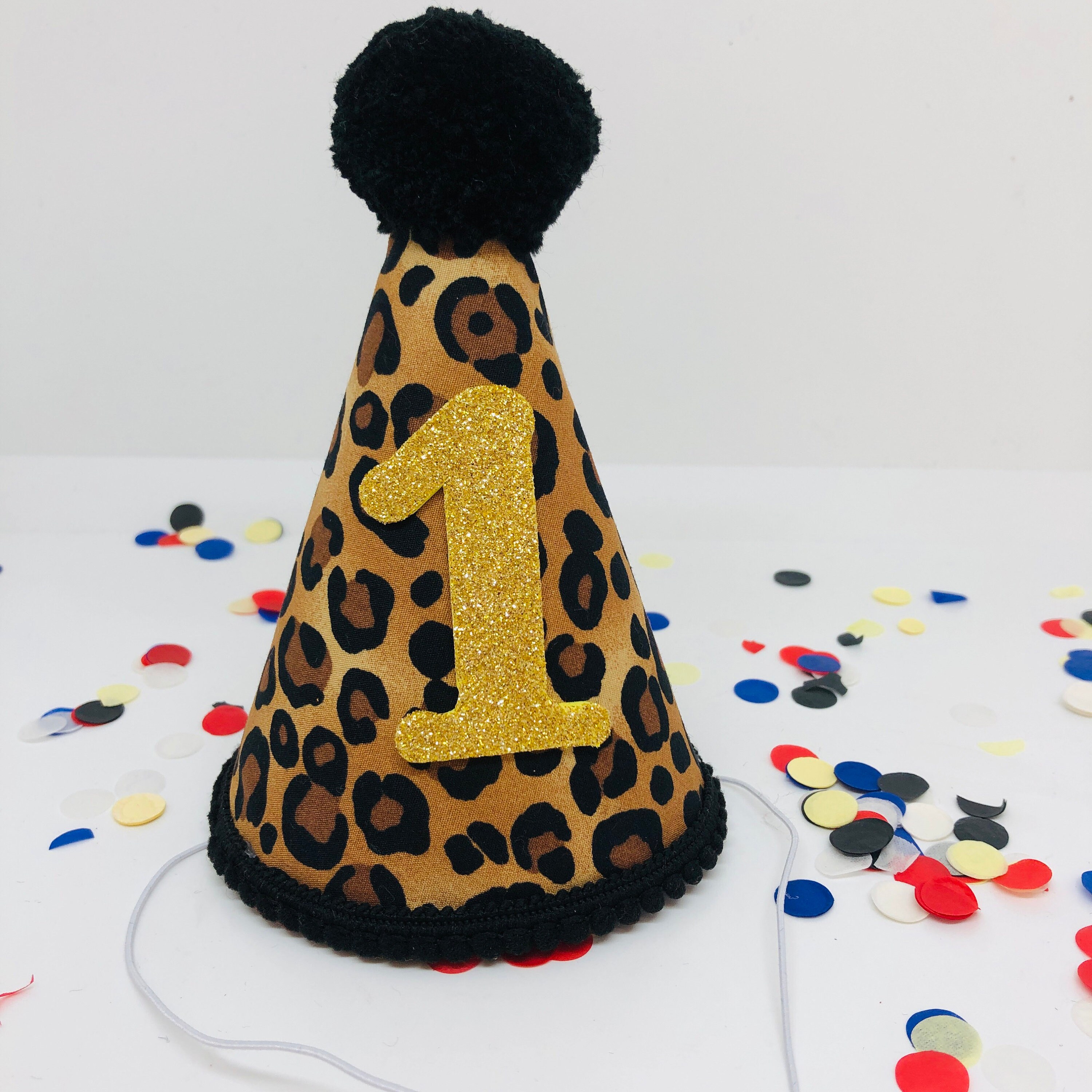 Leopard Party Hat Leopard Print Party Hat Felt Birthday Hat - Etsy UK