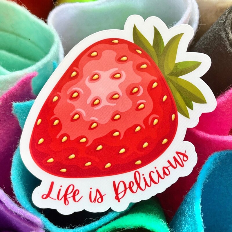 Life is Delicious - Etsy