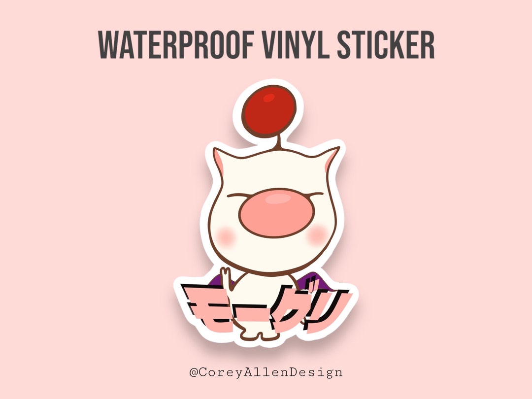 Moogle Waterproof Vinyl Sticker | Kingdom Hearts Sticker | Final ...
