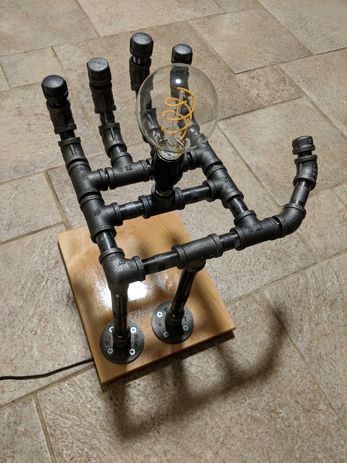 Hand Pipe Lamp - Etsy