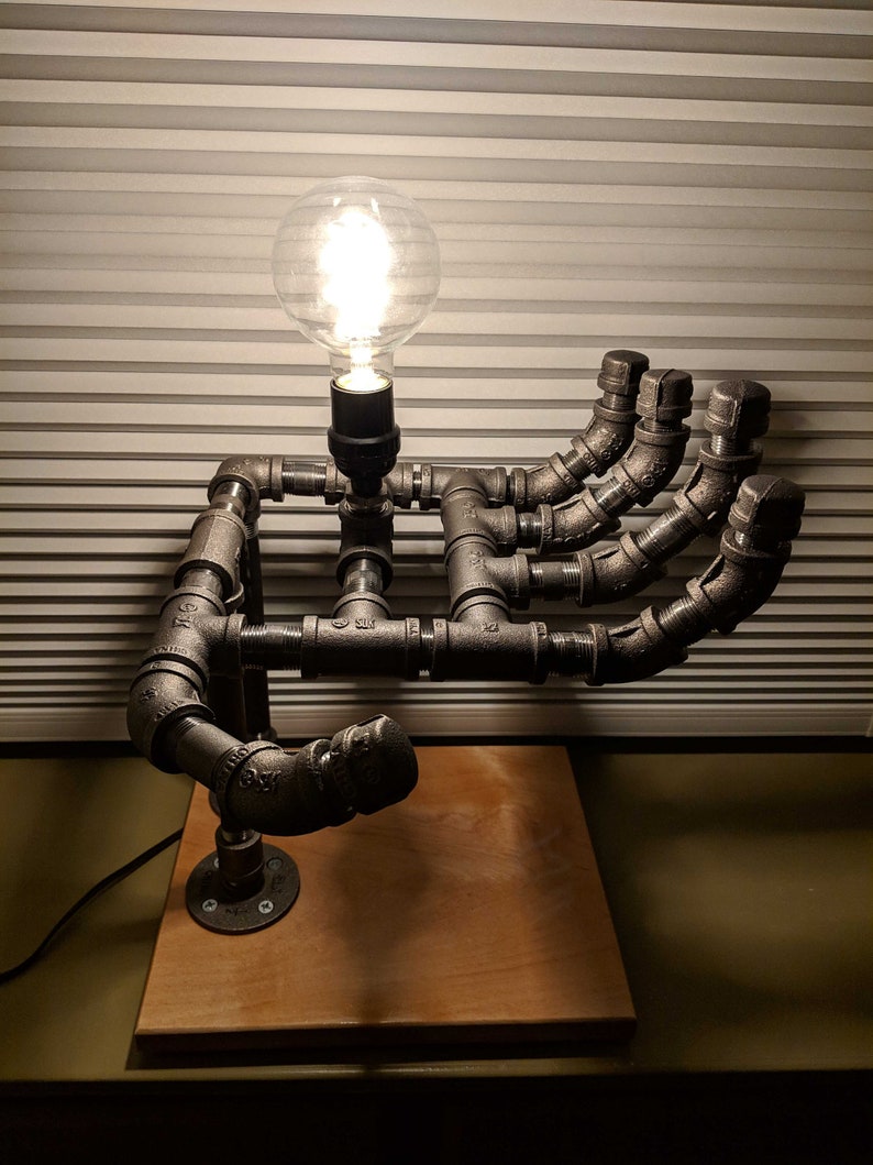 Hand Pipe Lamp - Etsy