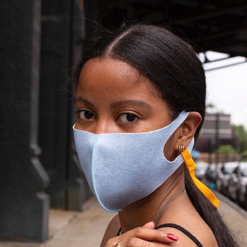 Face Mask Strap 3set Easy Snap Buttoned Mask Cords Retainer - Etsy