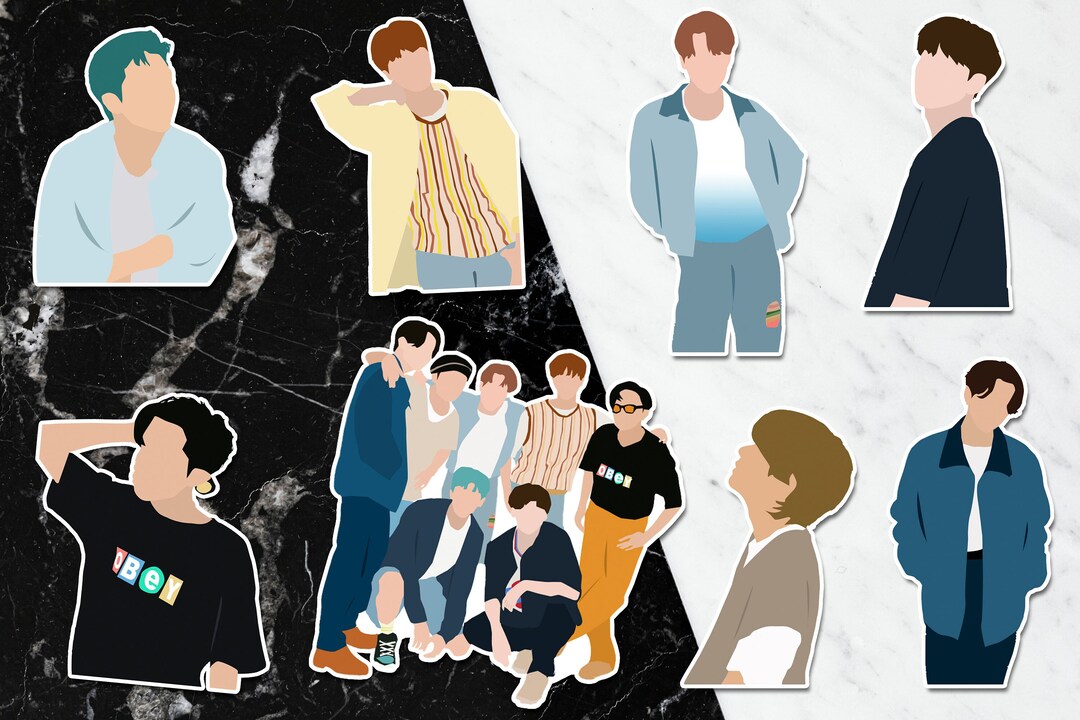 Dynamite no Face BTS Waterproof Stickers - Etsy