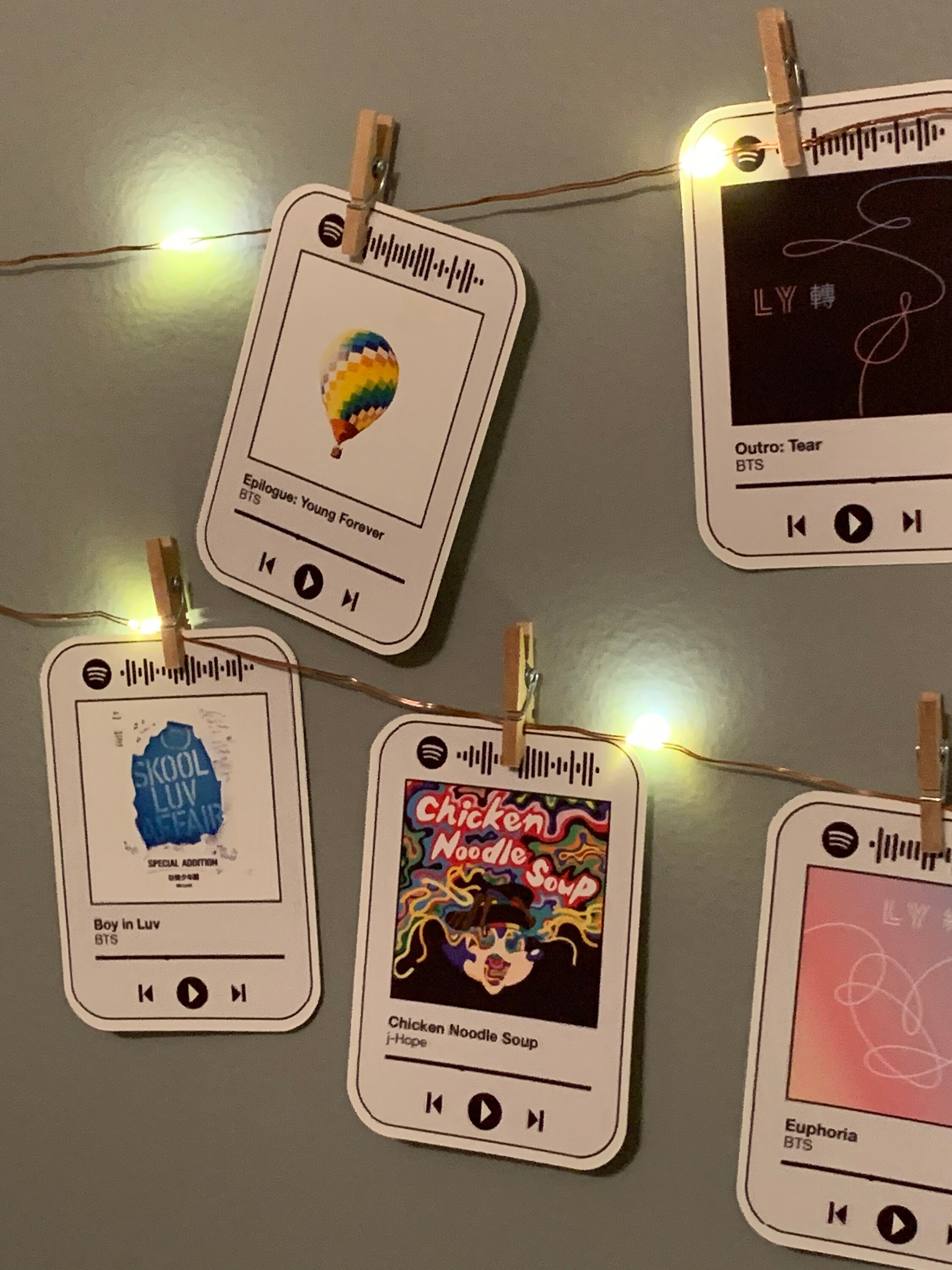 BTS Spotify Code Player Sticker | Etsy