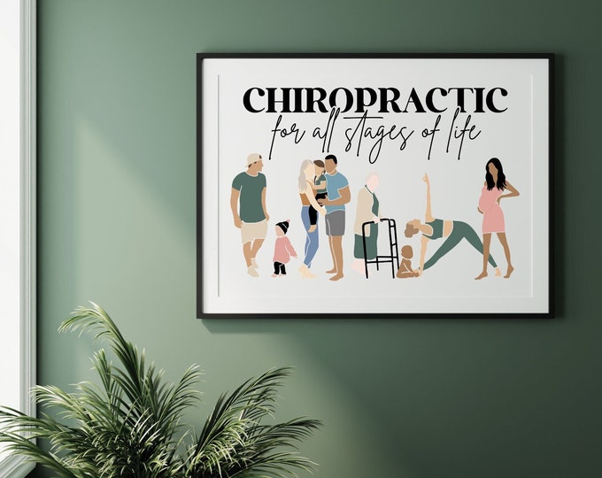 Chiropractic for All Stages of Life Chiropractic Wall Art Chiropractic ...