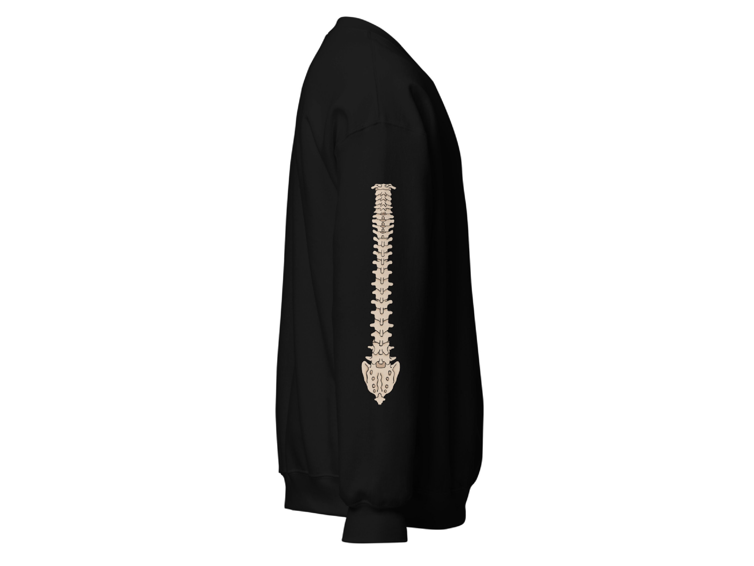 Clinic Logo Spine Sleeve Unisex Sweatshirt | Personalized Spine Sleeve ...