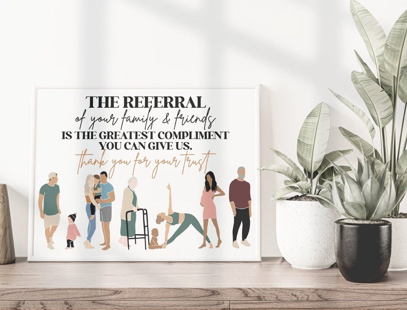 Referral Poster | Chiro Poster | Chiropractic Poster | Physiotherapy ...