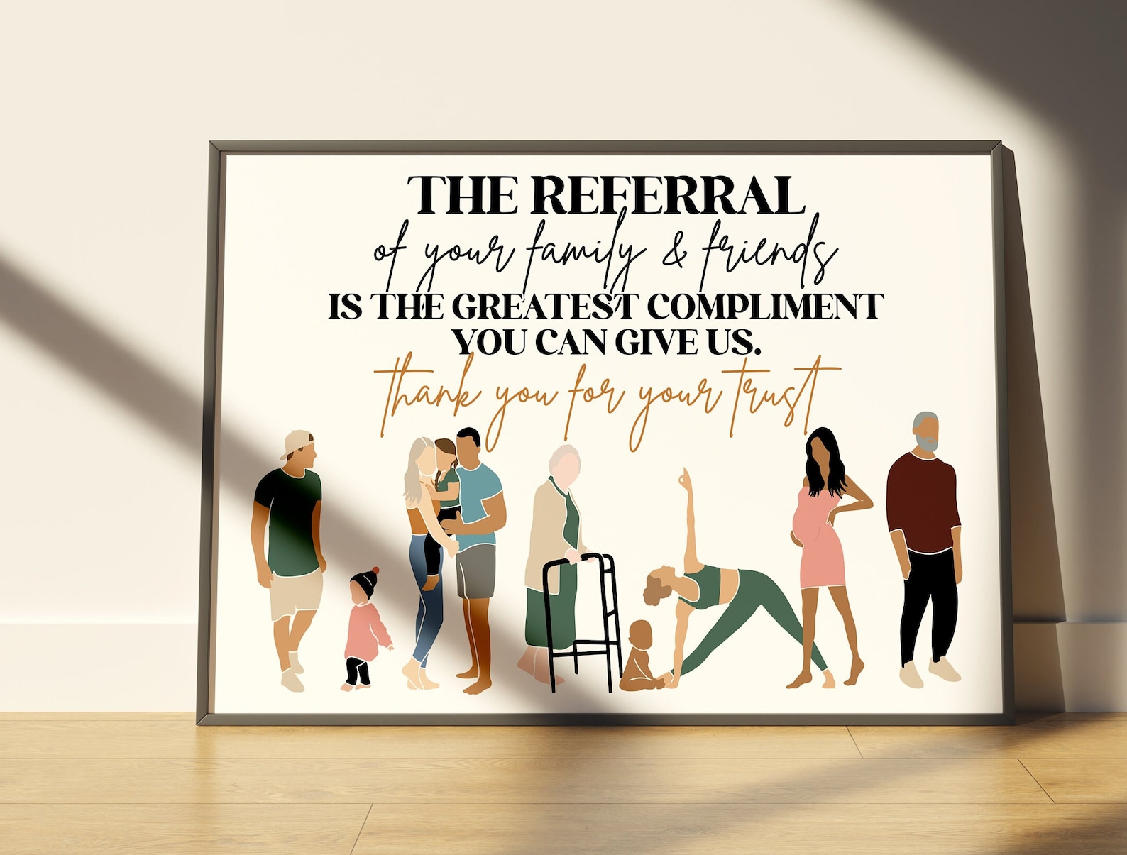 Referral Poster | Chiro Poster | Chiropractic Poster | Physiotherapy ...