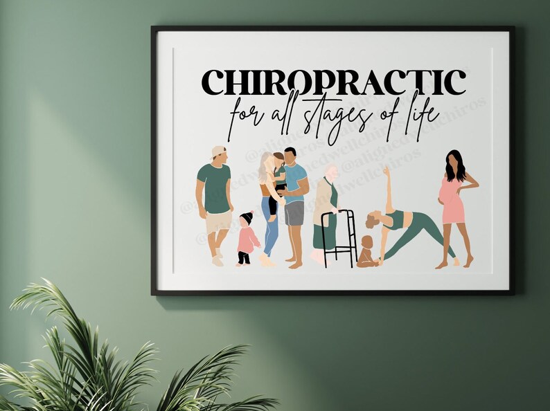 Chiropractic for All Stages of Life Chiropractic Wall Art - Etsy