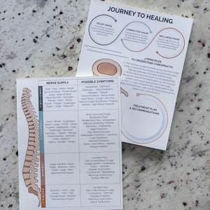 ROF Patient Handout | Chiropractic Report of Findings | Spinal Nerve ...