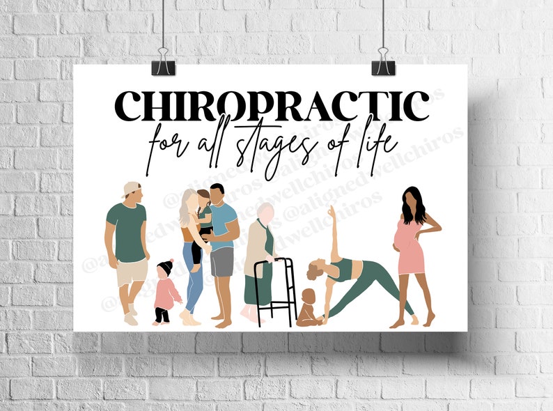 Chiropractic for All Stages of Life Chiropractic Wall Art - Etsy