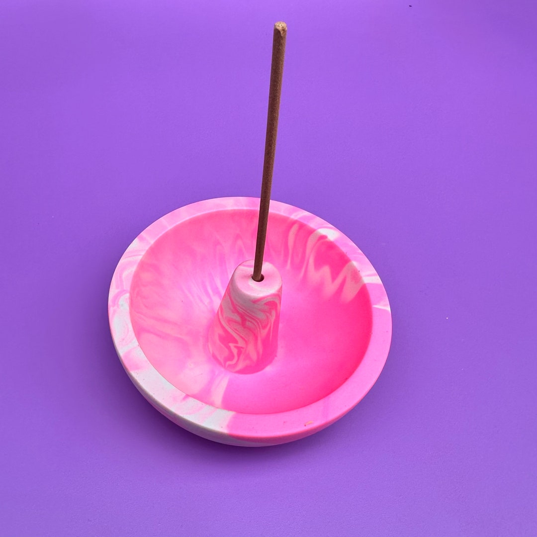 Incense Holder | Neon | Pastel | Pink | Funky | Groovy | Incense Holder ...