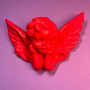 Medium | Red | Cherub | Angel | Wall Hanging | Rococo | Baroque ...