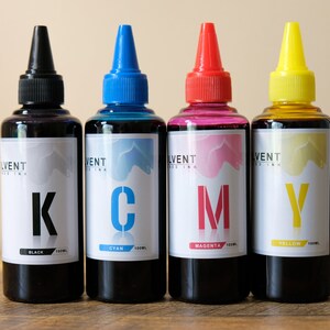 Inkxpro ECO Solvent water Based Ink 4x100ml Compatible With | Etsy