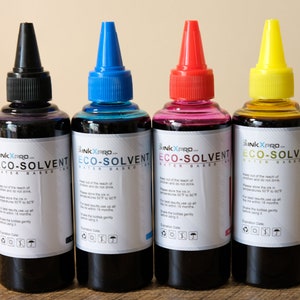 Inkxpro ECO Solvent water Based Ink 4x100ml Compatible With Epson ...
