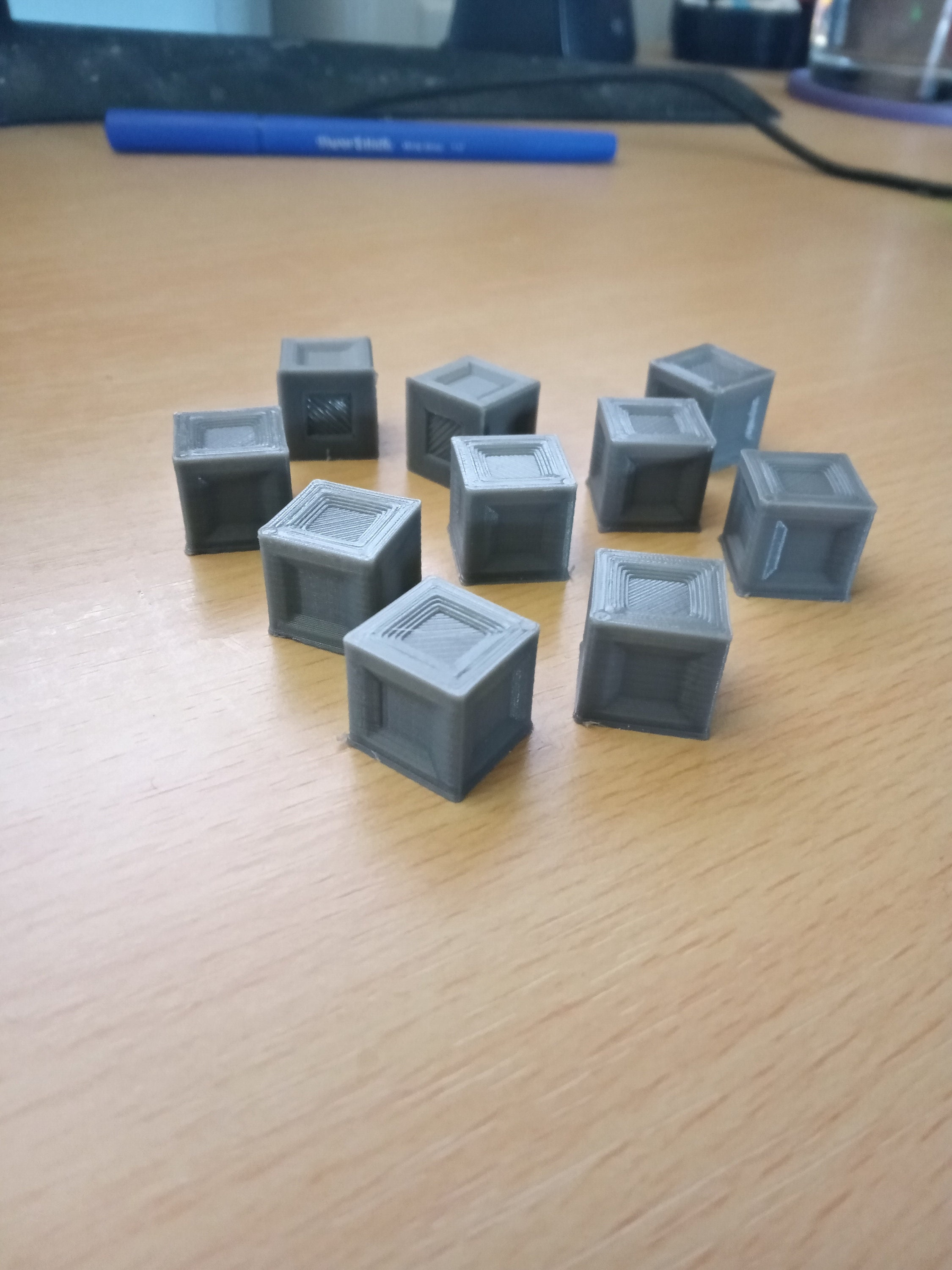 Crate Tokens - "wood" or "metal" - for Board and Tabletop Games 3D ...