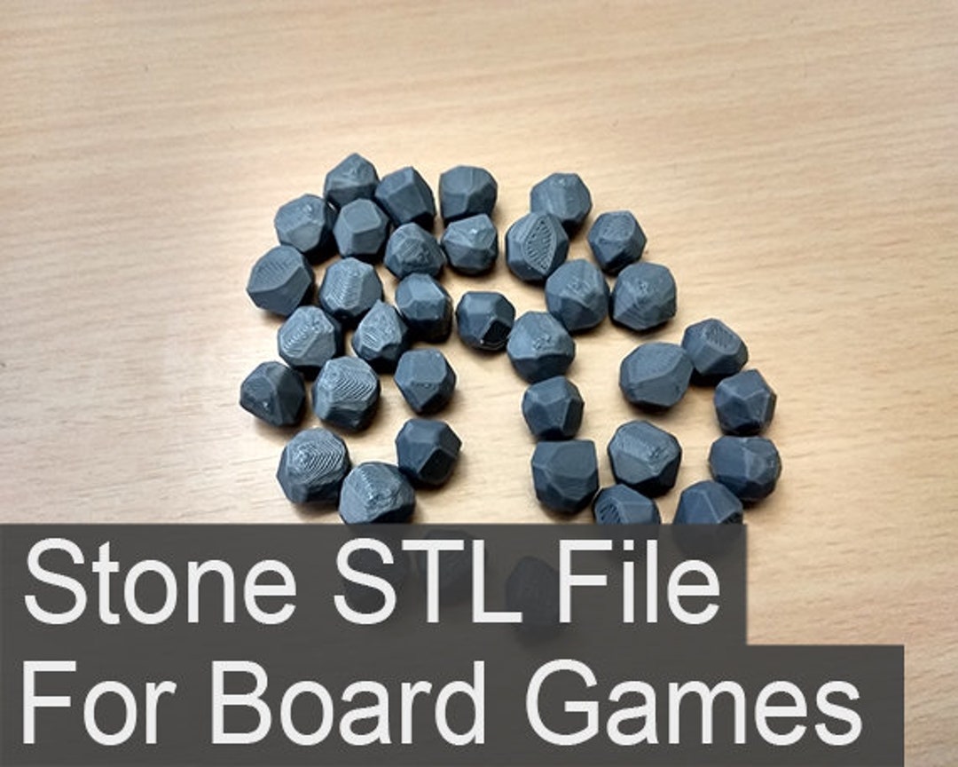 STL File "stone" for Board Games - Gold - Copper - Coal - Etsy