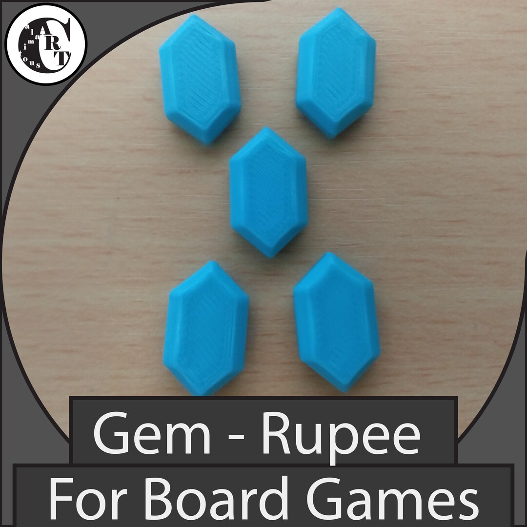 Crystal Gem Rupee for Board Games - Santa Maria - Etsy