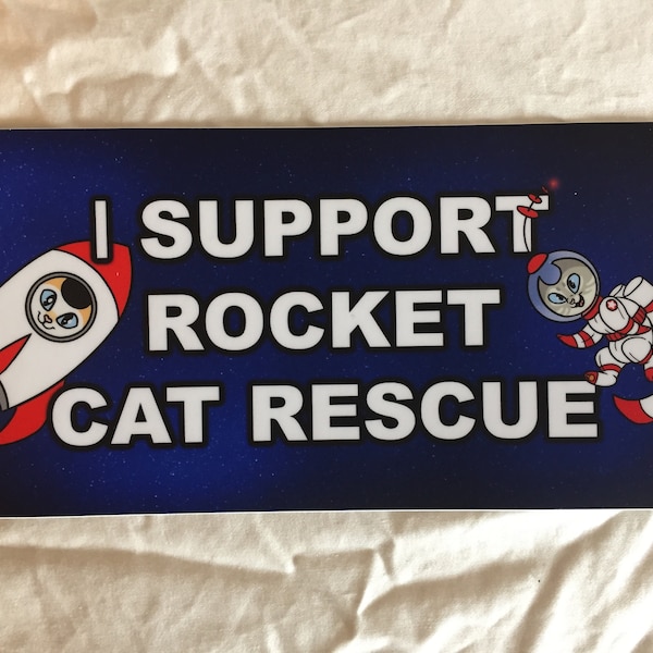Cat Rescue Decal - Etsy