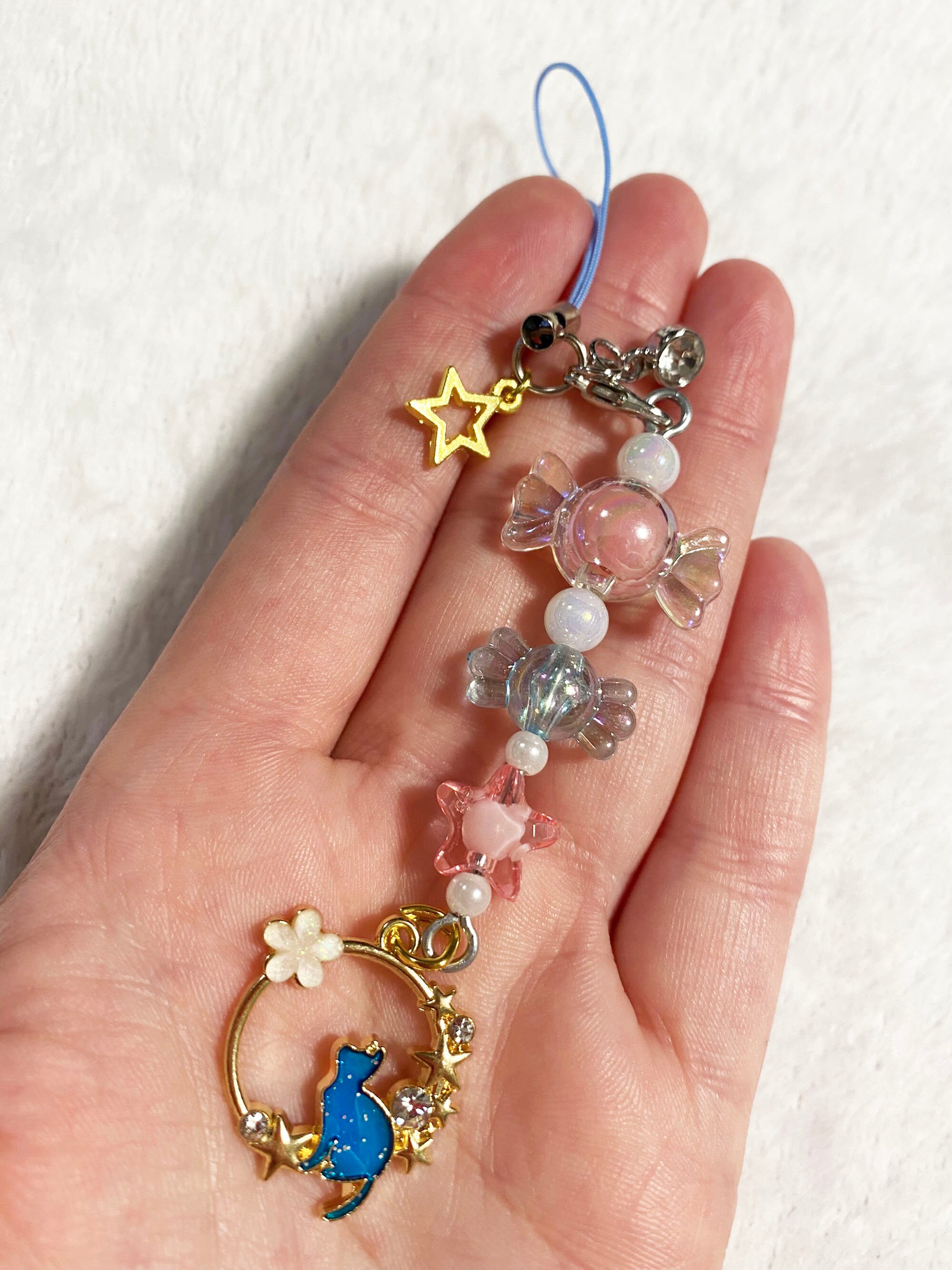 Colorful Flowers & Candy Kitty Charms or Keychains - Etsy