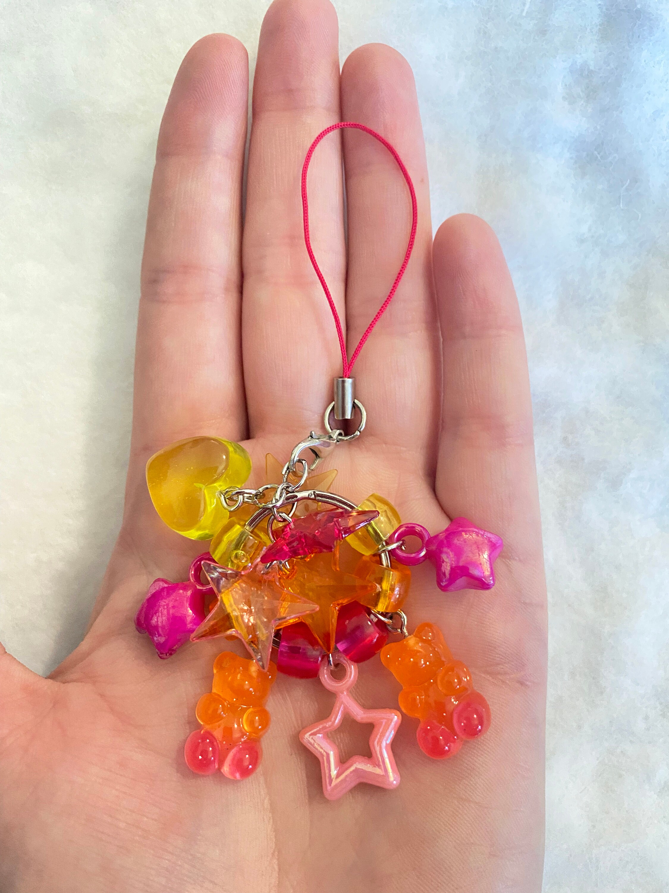 Lunar Rabbit & Celestial Themed Cluster Charms or Keychains - Etsy