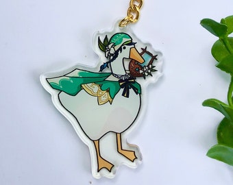Genshin Impact Childe Goose Acrylic Keychain - Etsy