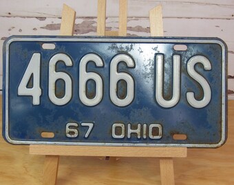 1967 License Plate - Etsy