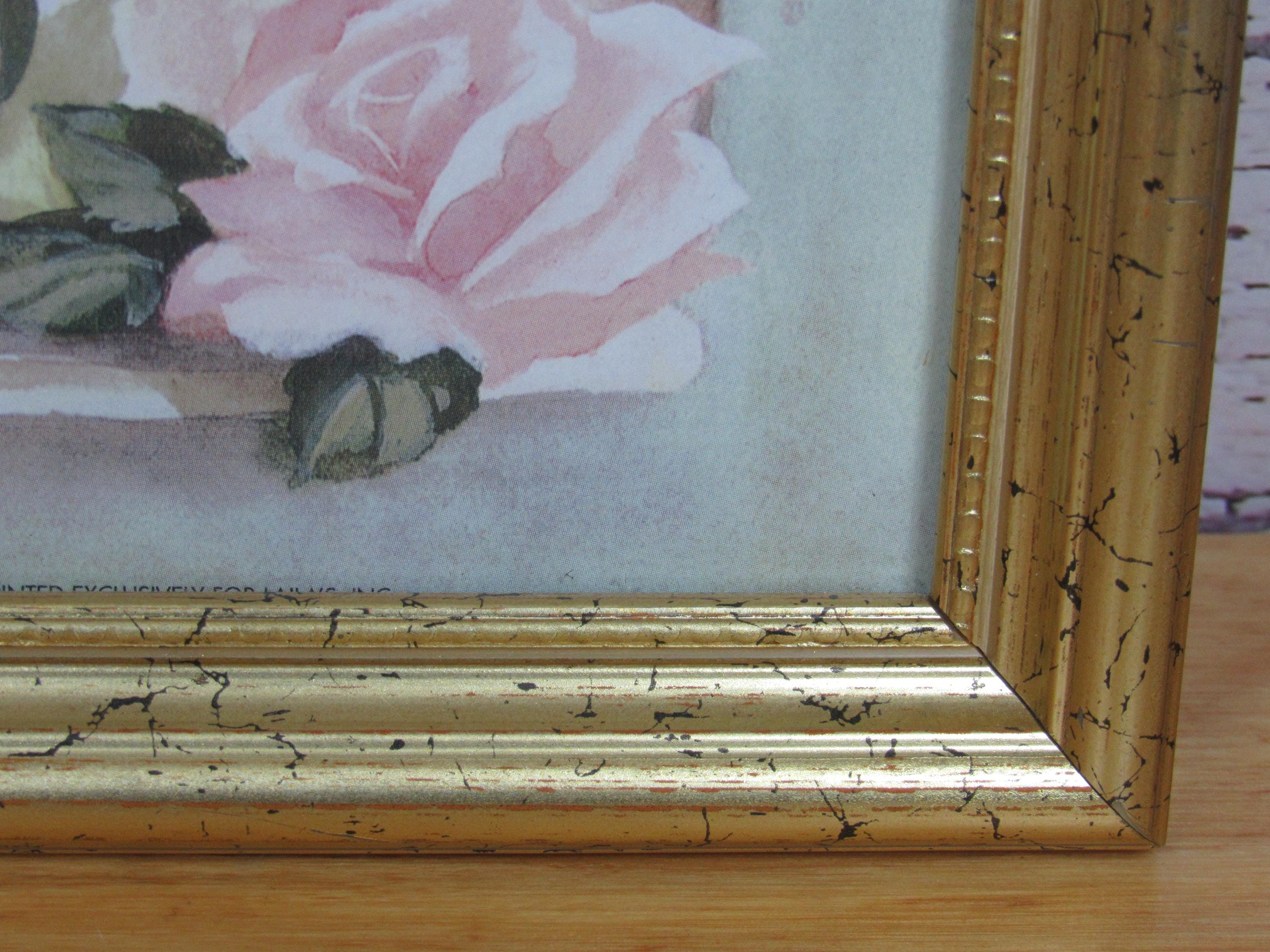 Ten Commandments Framed Vintage Wall Hanging 11x9 Parchment Scroll Look ...