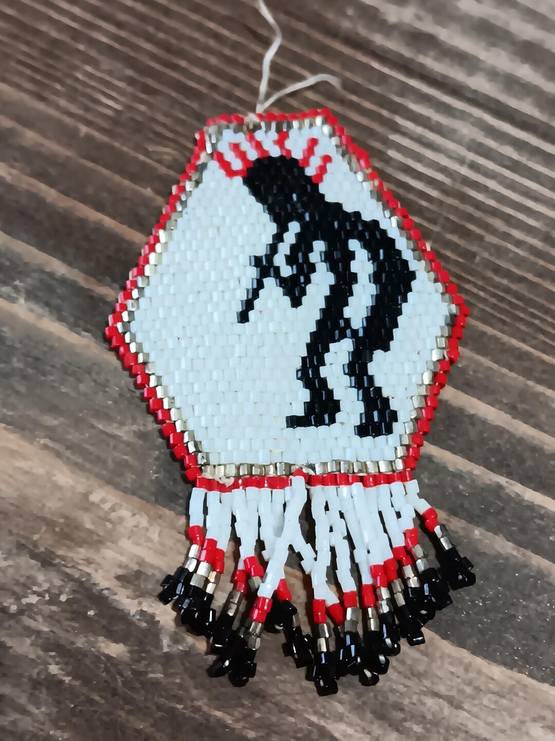 Hand Beaded Kokopelli Charm: Native American Pueblo Hopi Symbol of ...