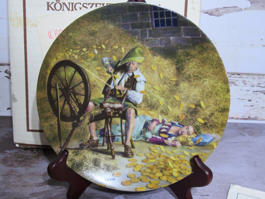Rumpelstilzchen Nursery Rhyme Collectable Plate -signed & #'d by ...