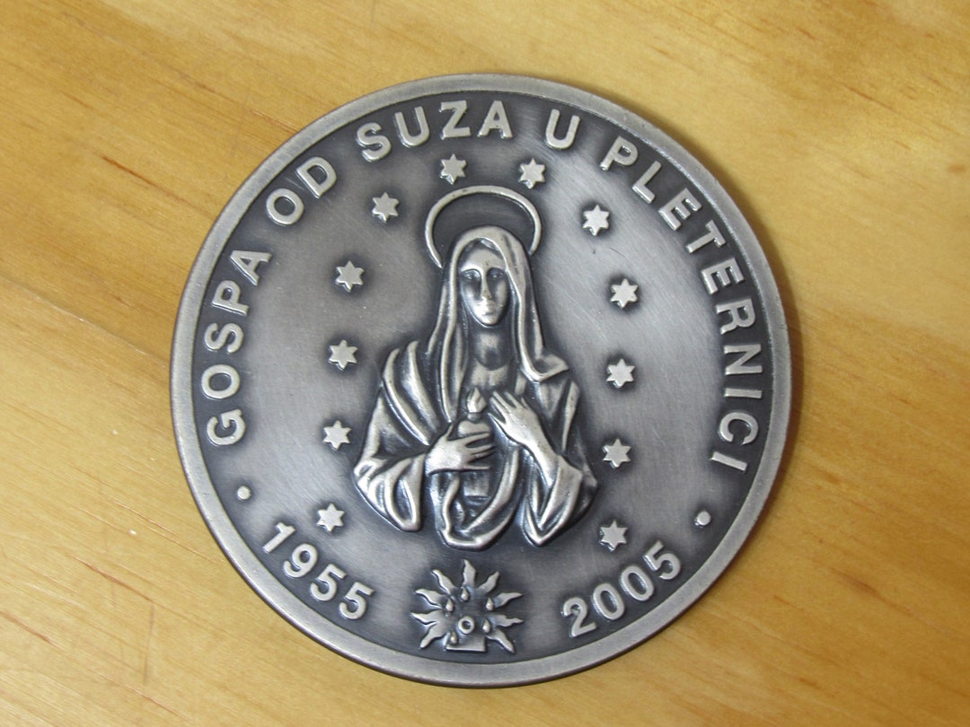 Gospa Od Suza U Pleternici Croatian Marian Coin / Shrine Our Lady of ...
