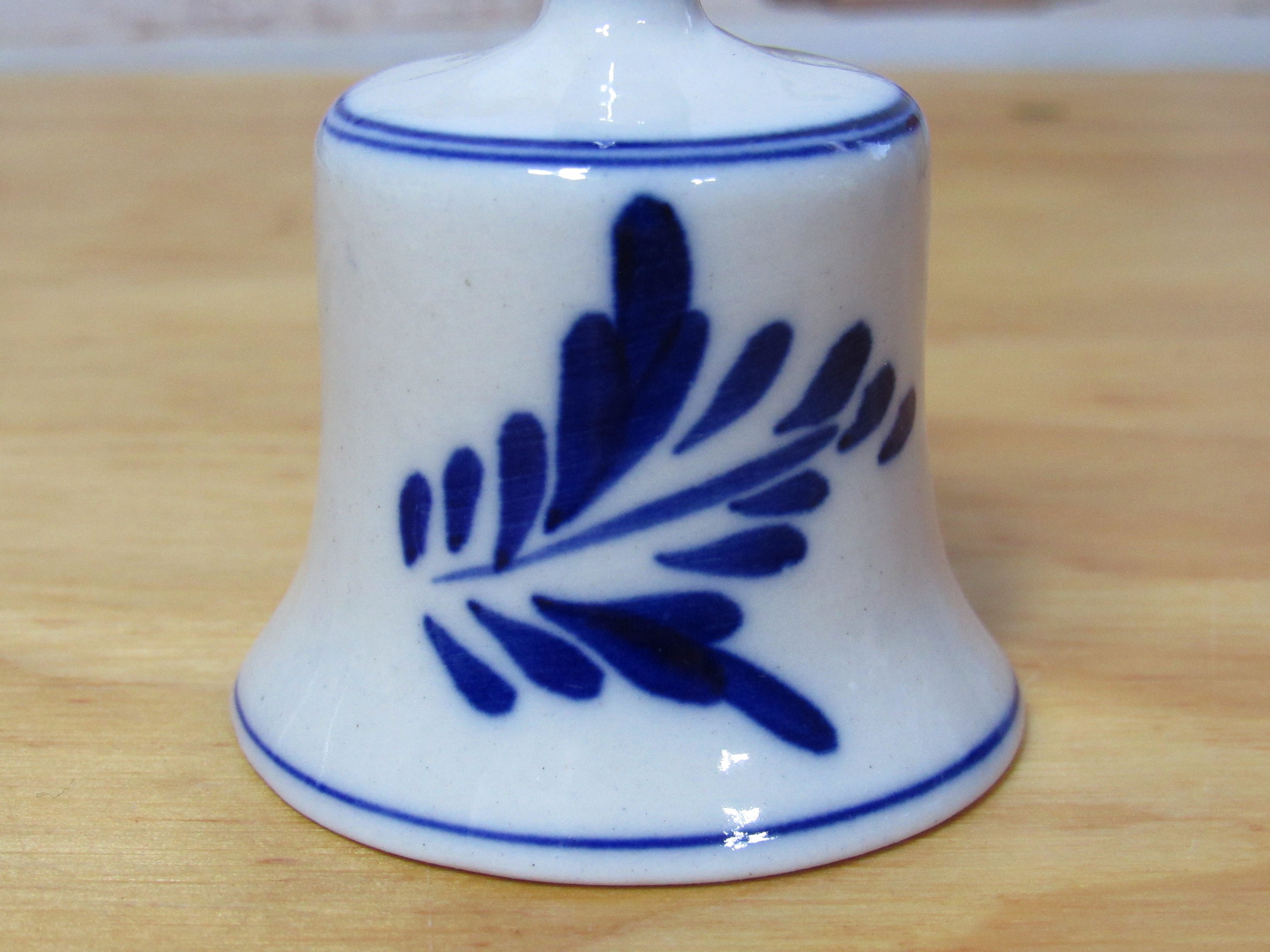 Hand Painted Delft Blue 3 Ceramic Bell Small Windmill Scene Holland ...