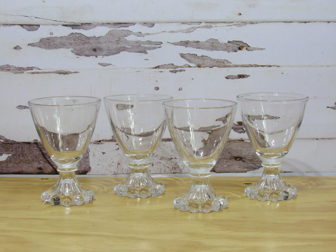 Four 4" Berwick Boopie Small Parfait Glasses - Set of 4 Short Clear ...