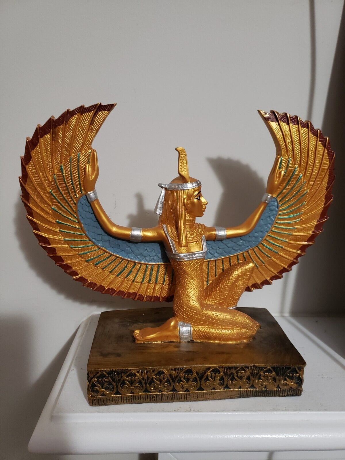 New Handmade Museum Replica Egyptian Isis Statue (11x11 Inches) - Etsy
