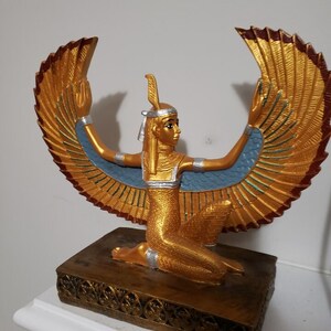 New Handmade Museum Replica Egyptian Isis Statue (11x11 Inches) - Etsy