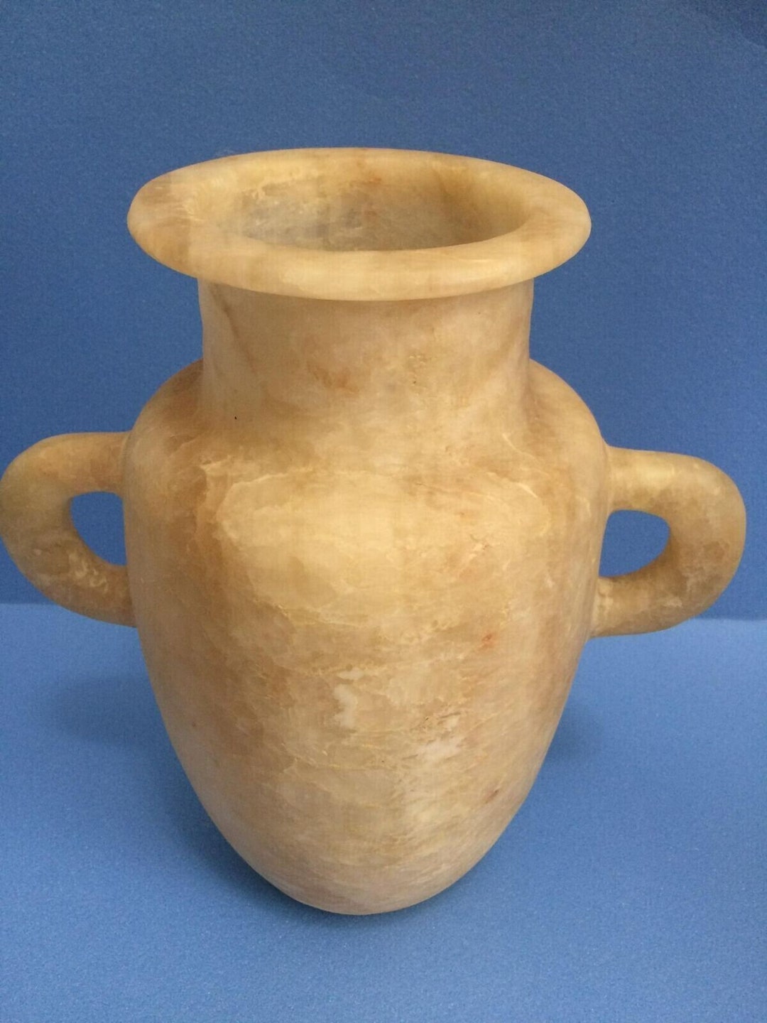 New Handcrafted Museum Replica Alabaster Vase by Kemet Art - Etsy