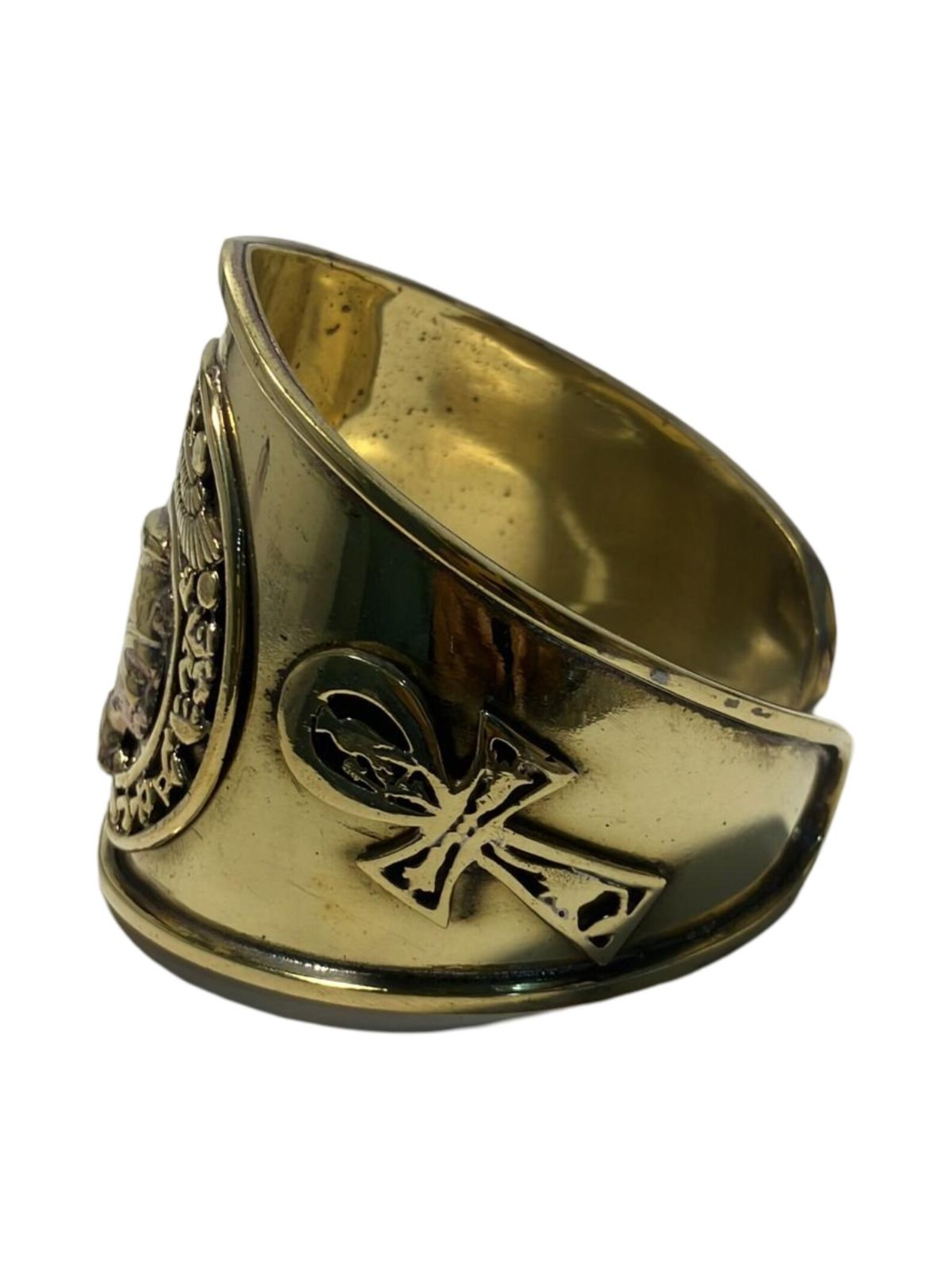 Kemet Art Egyptian Pyramids Bronze Bangle Adjustable 8 Inches - Etsy