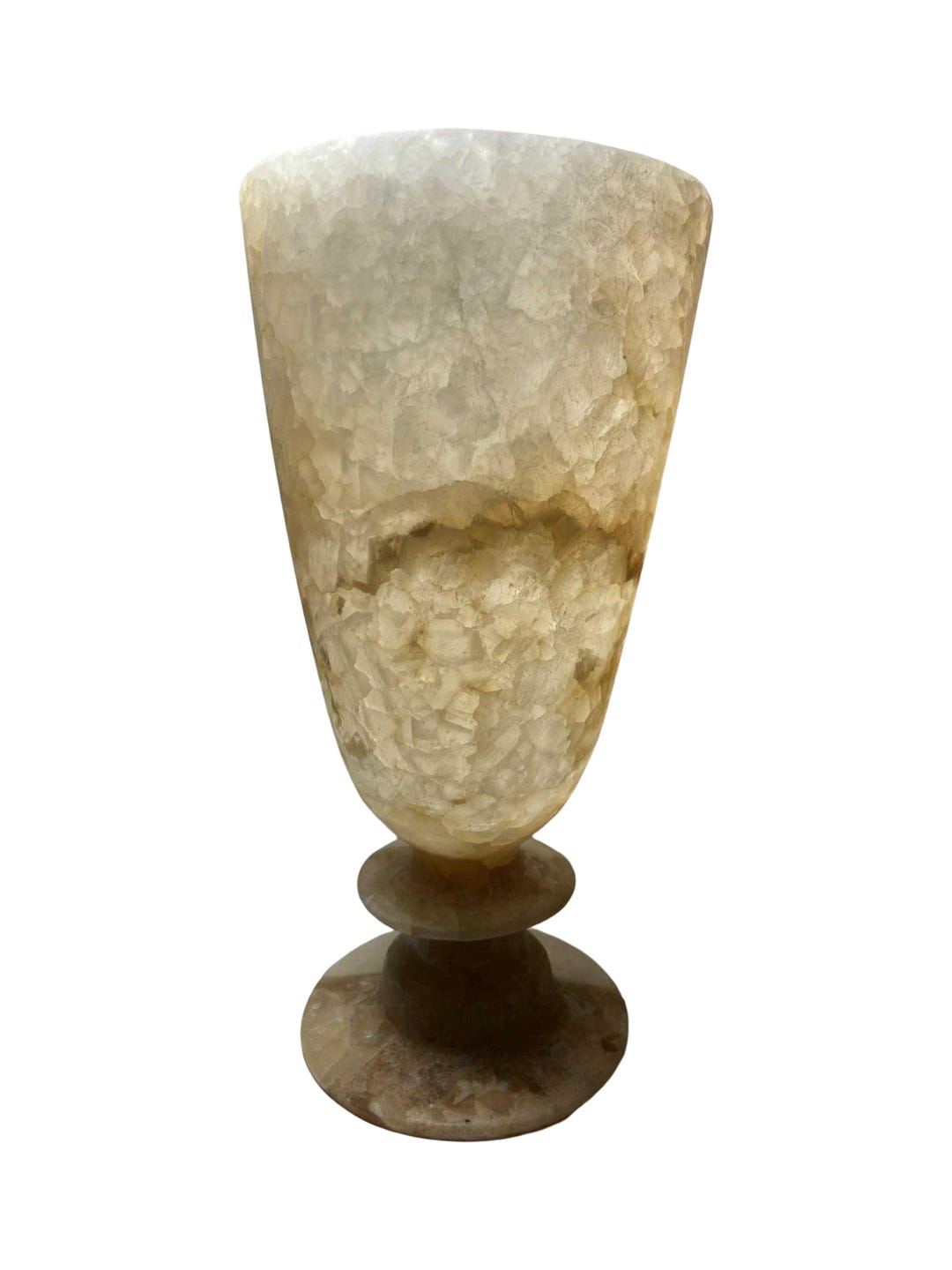 Museum Replica Egyptian Hand Carved Alabaster Cup Roman Style 10 X 5 ...