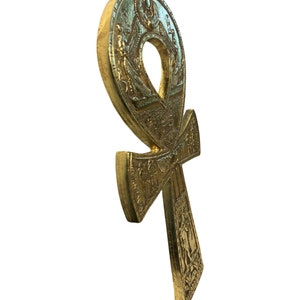 New Egyptian Ankh Key of Life Gold Leaf Museum Replica 15 X 8 Inches - Etsy
