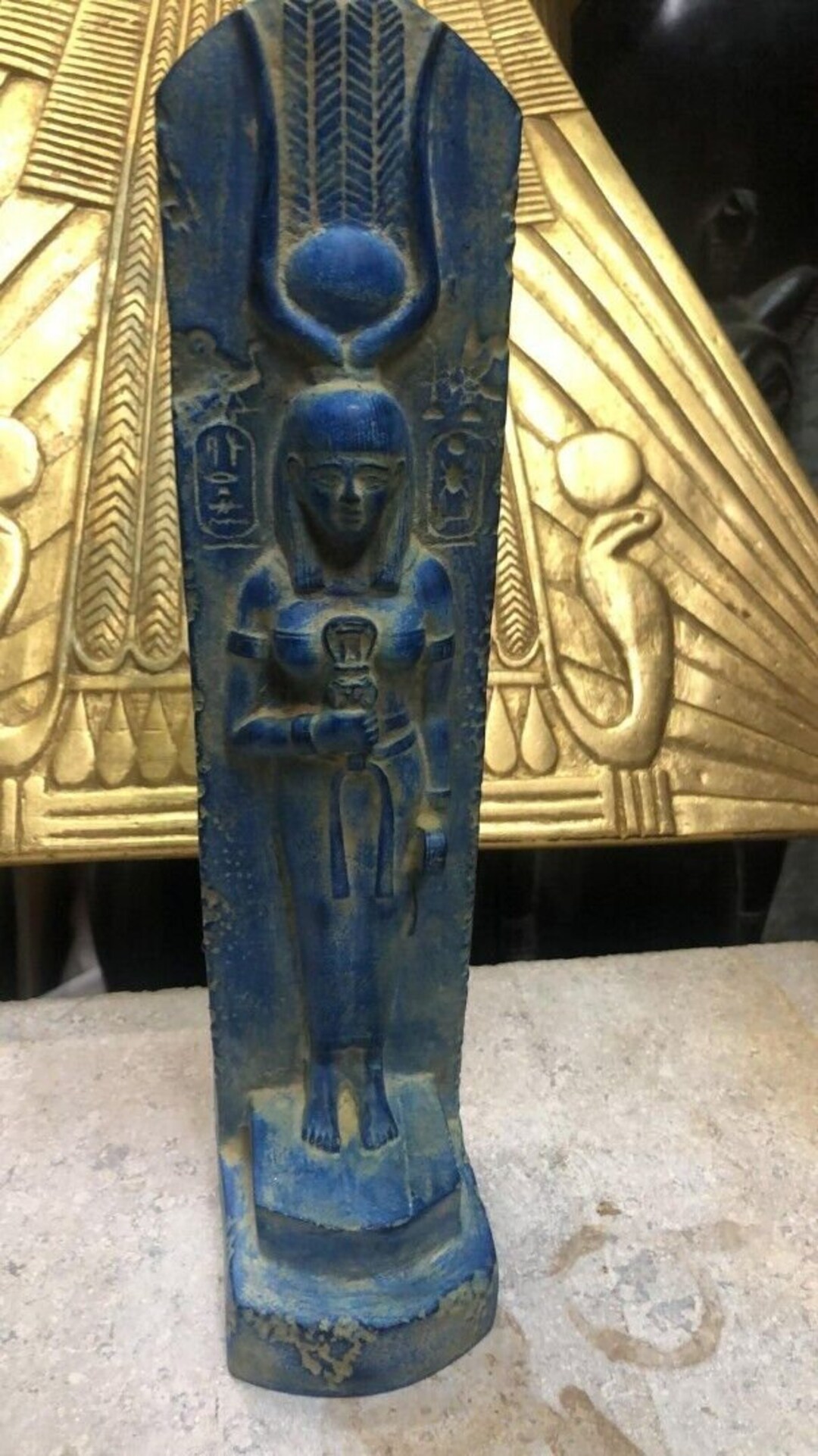 New Egyptian Handcrafted Isis Statue Museum Replica 11 Inches High - Etsy