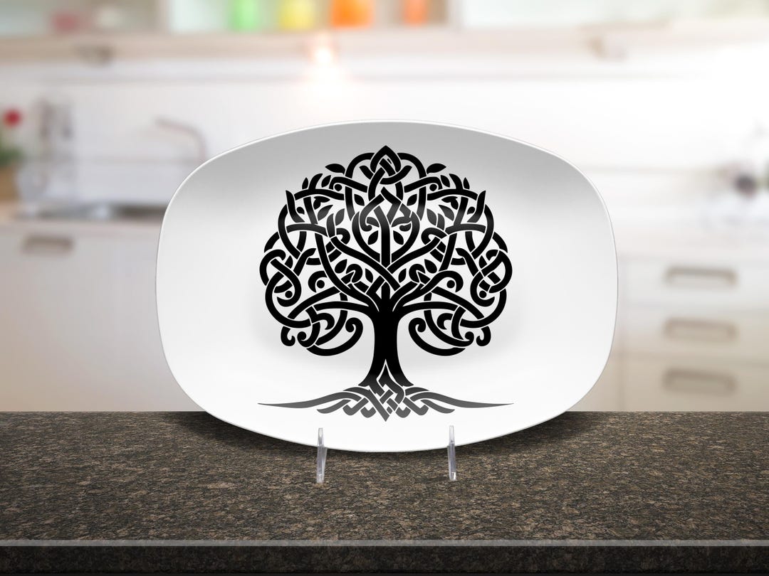 Tree of Life Platter, Shatterproof Platter, Family Home Gift, Serving ...