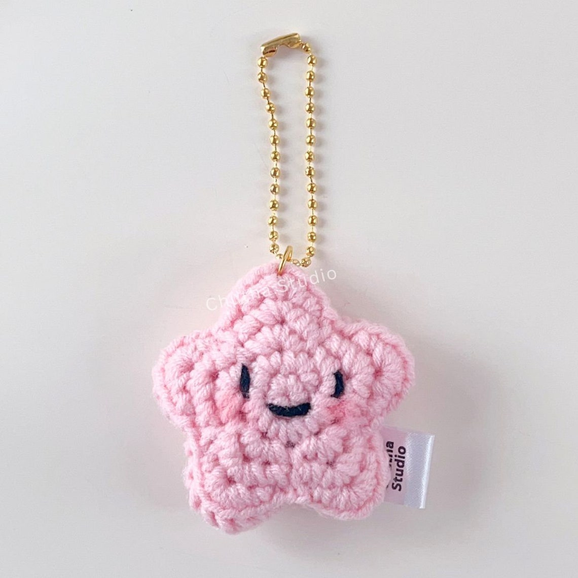 Colorful Star Amigurumi Crochet Keychain - Etsy