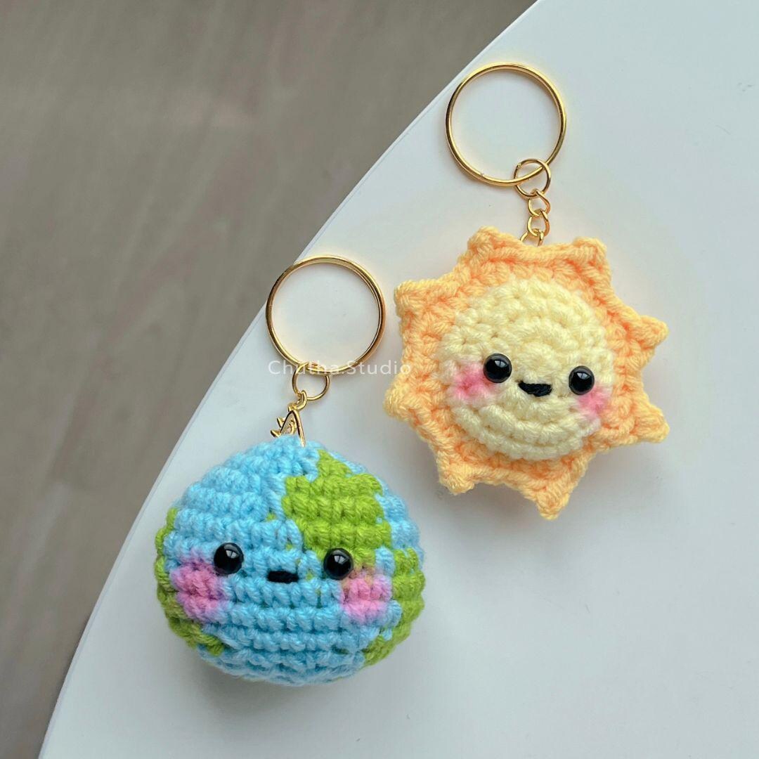 Crochet Sun and Earth Dolls: Handcrafted Science Toy, Hacky Sack - Etsy