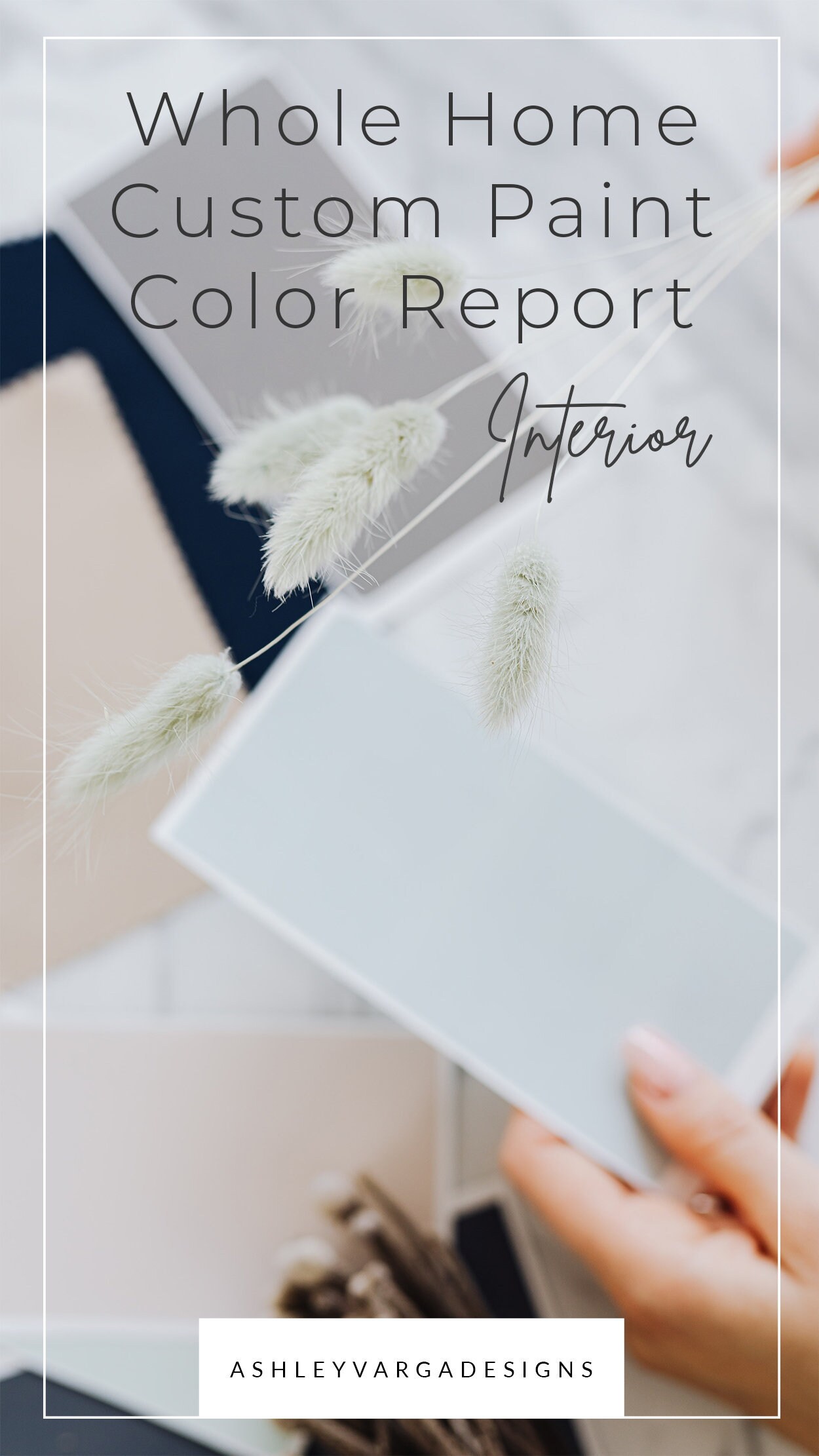 Whole Home Custom Color Report Online Color Consultation E-design Color ...