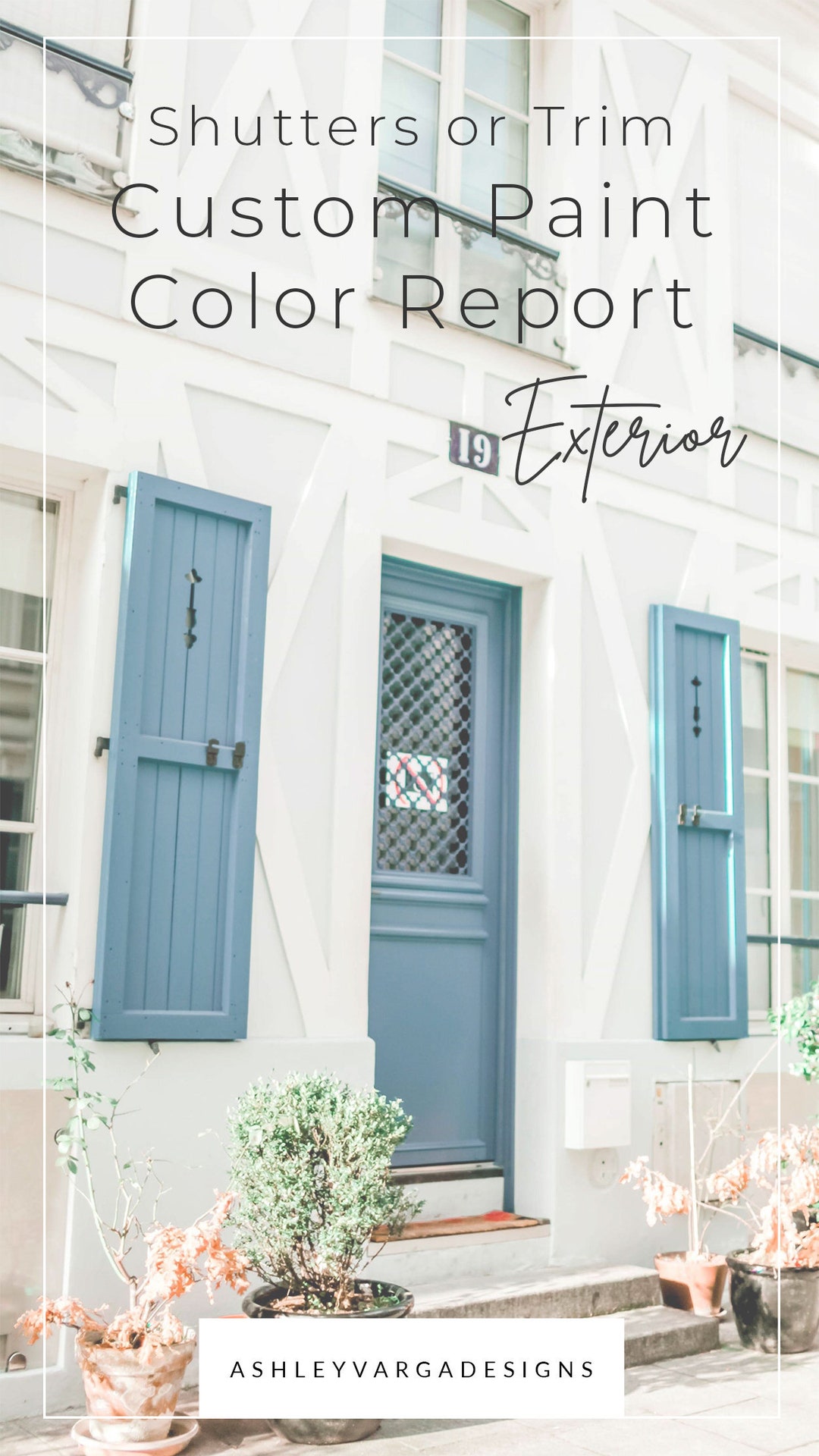 Shutters Trim Custom Color Report Online Color Consultation E-design ...