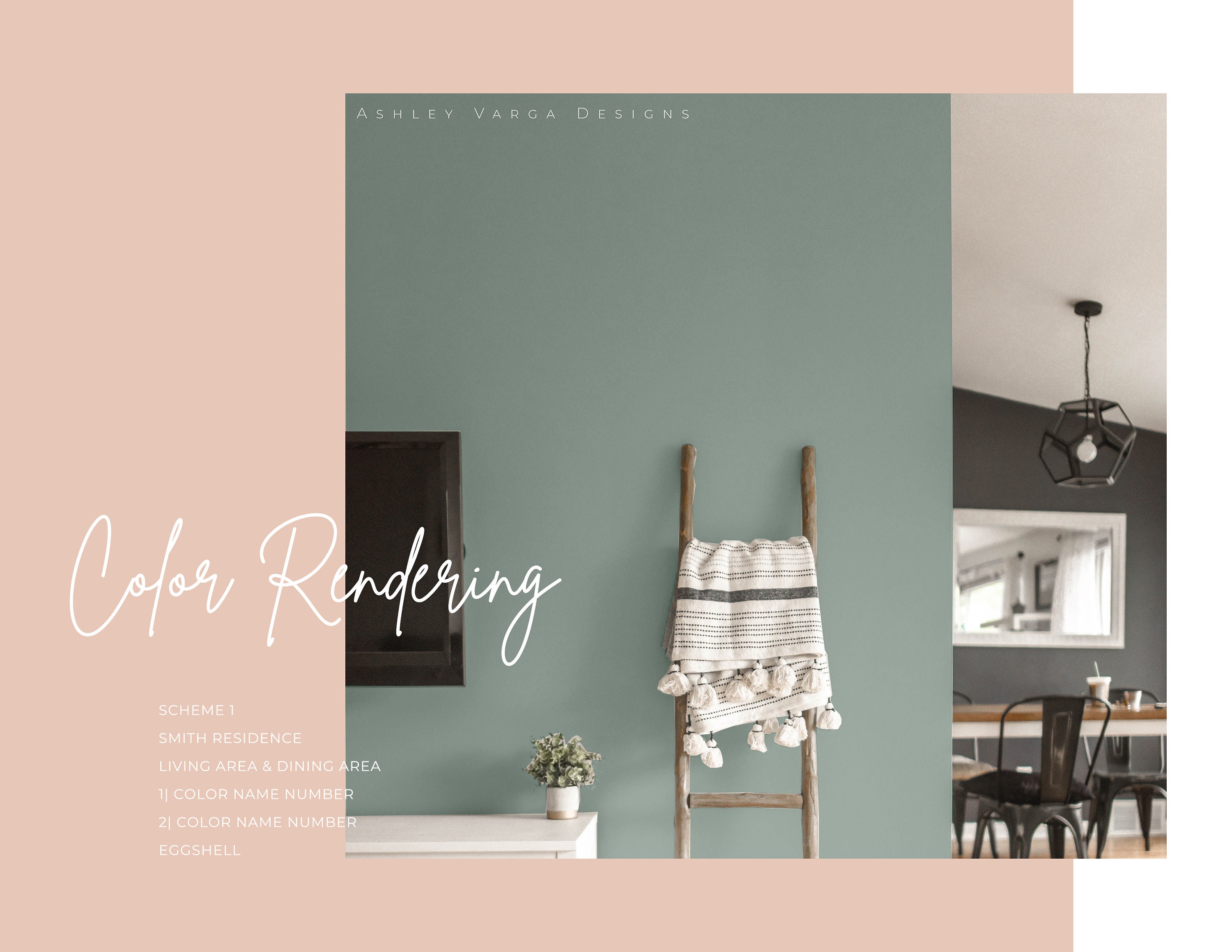 Whole Home Custom Color Report Online Color Consultation E-design Color ...